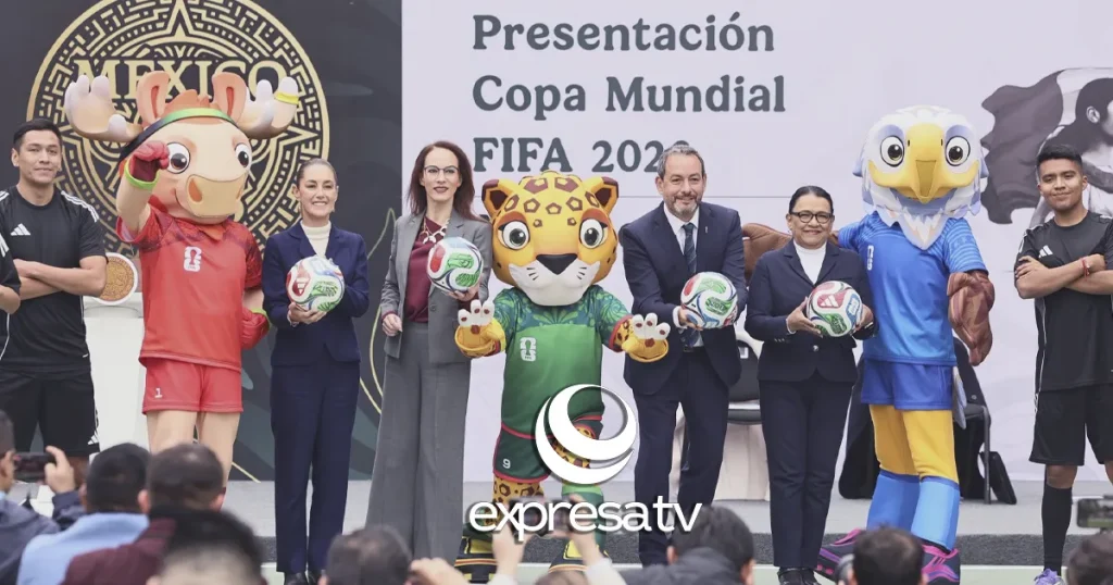 Presentó Sheinbaum la Copa Mundial FIFA 2026